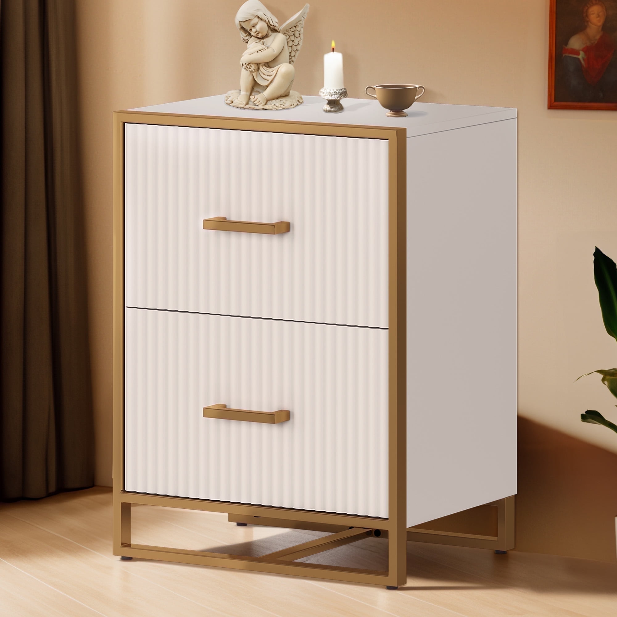 ModFusion 2-Drawer A4 Letter Legal Wood File Multipurpose Organizer ...