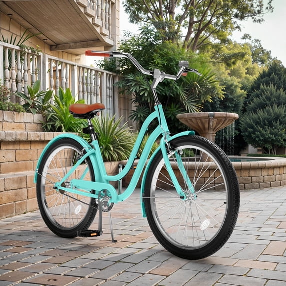 ModFusion 24-Inch Beach Cruiser Bike - Single-Speed & 7-Speed Options ...