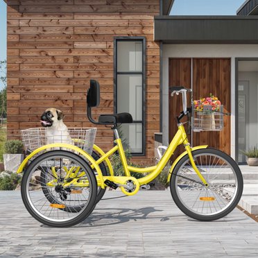 MOONCOOL 20'' Folding 3 Wheel Electric Tricycle for Adults, Foldable ...