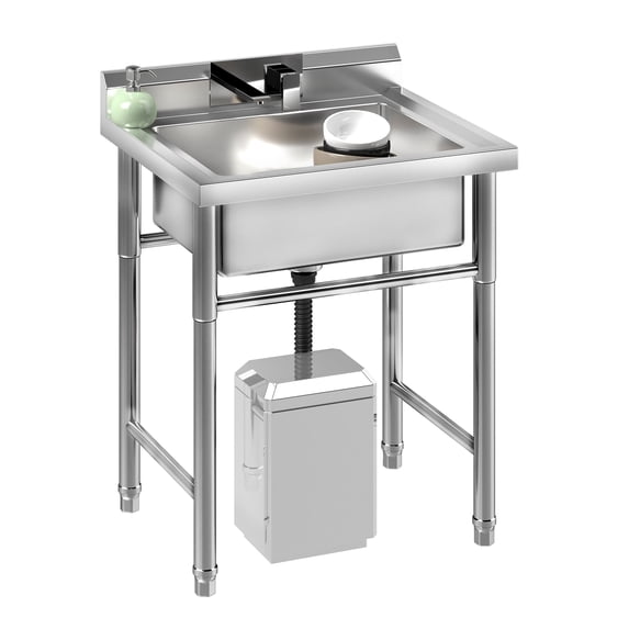 ModFusion 29" NSF Certified Stainless Steel Sink, Freestanding ...