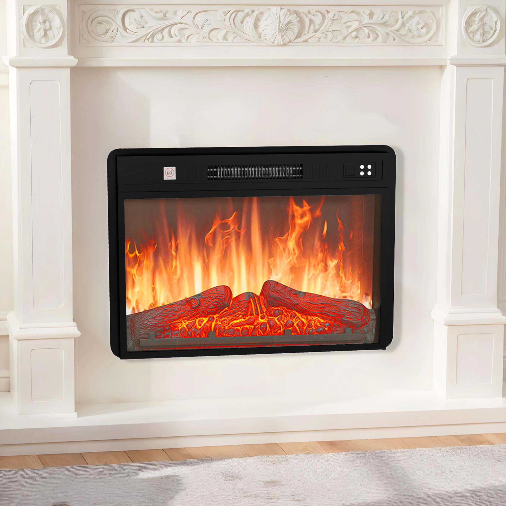 ModFusion 5.1 x 15.7 in Electric Inset Fireplace Heater, 5000 BTU, 500 ...