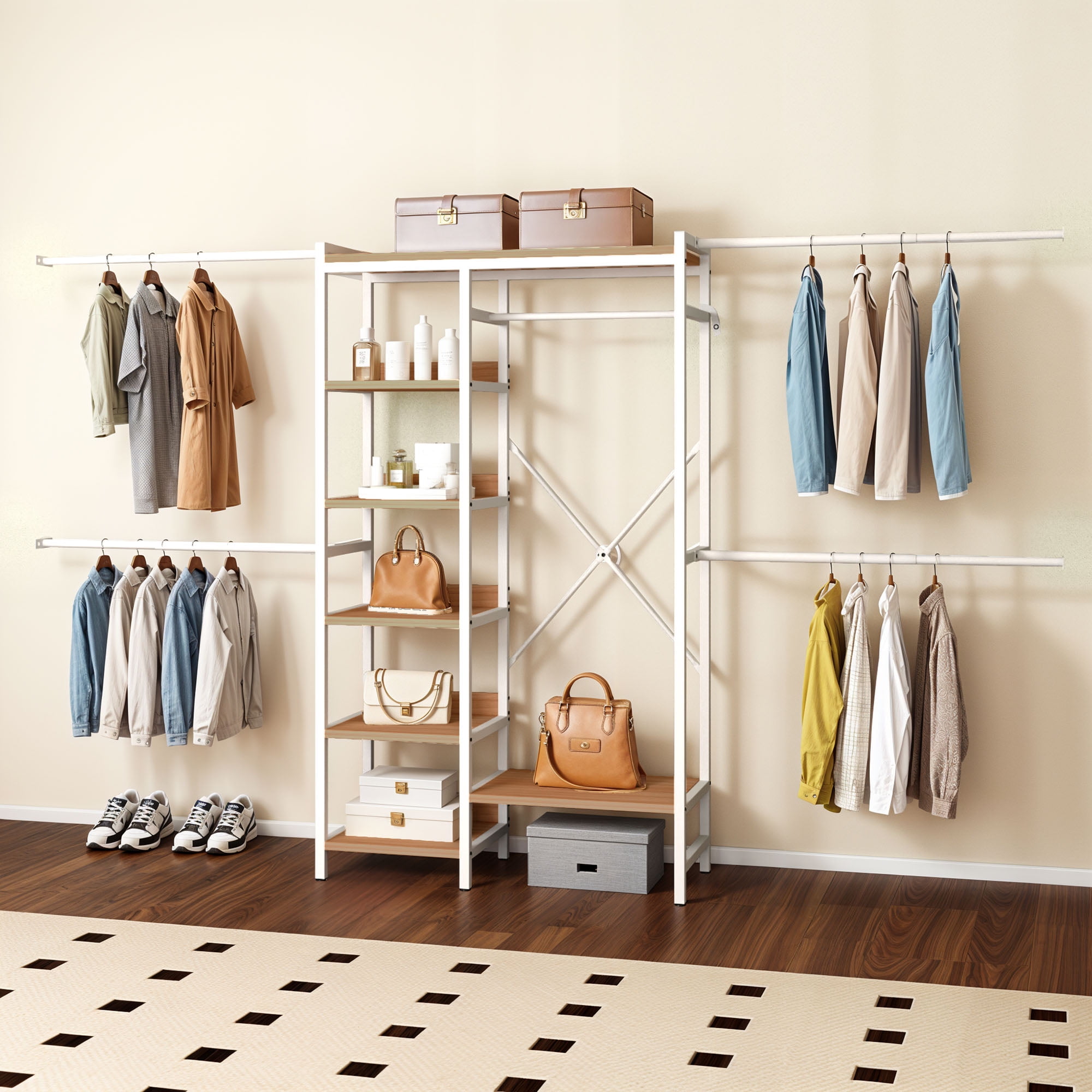 ModFusion 7-Tier Heavy Duty Freestanding Closet Organizer System ...