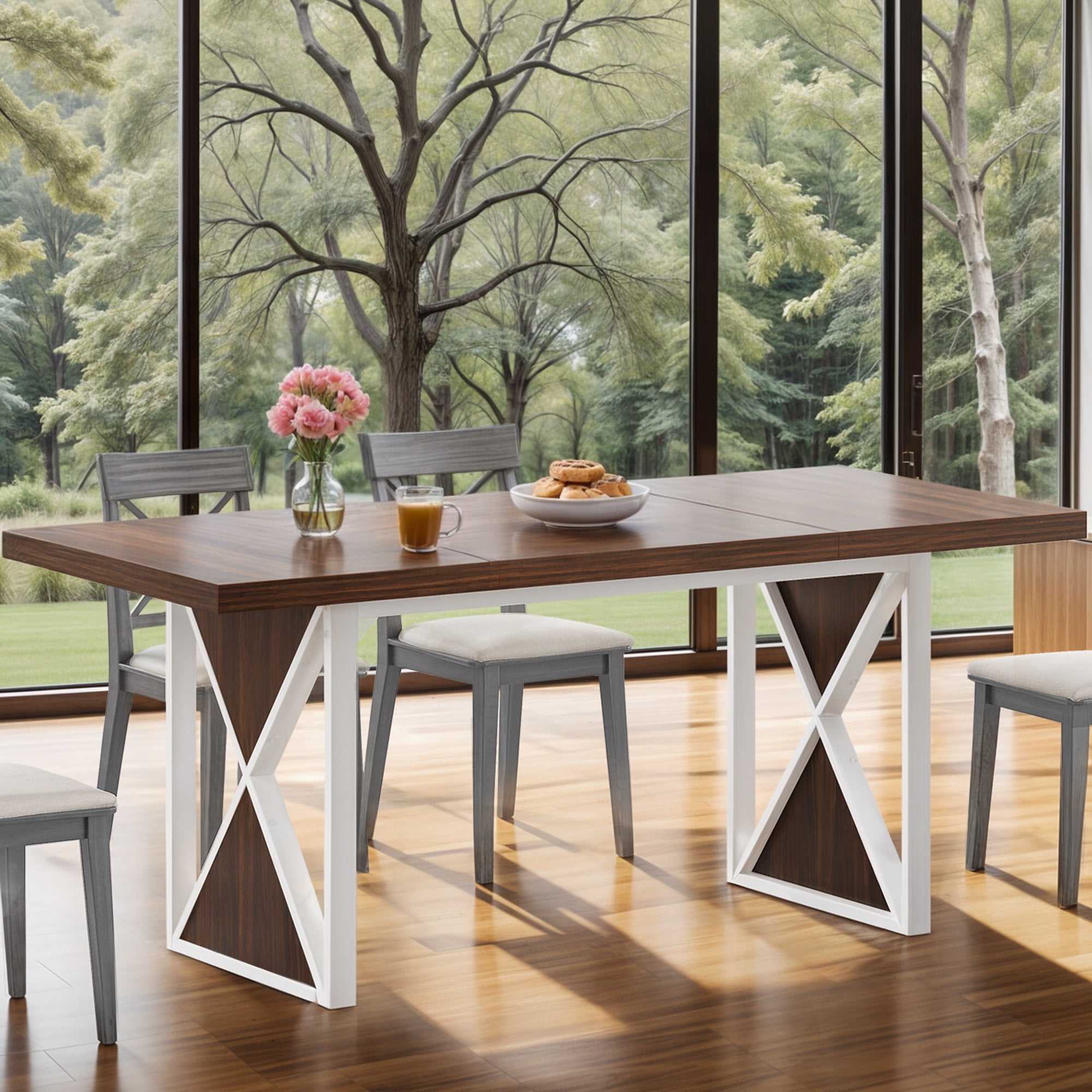 ModFusion Eight-Seater Dining Table with Adjustable Feet, Rectangular ...
