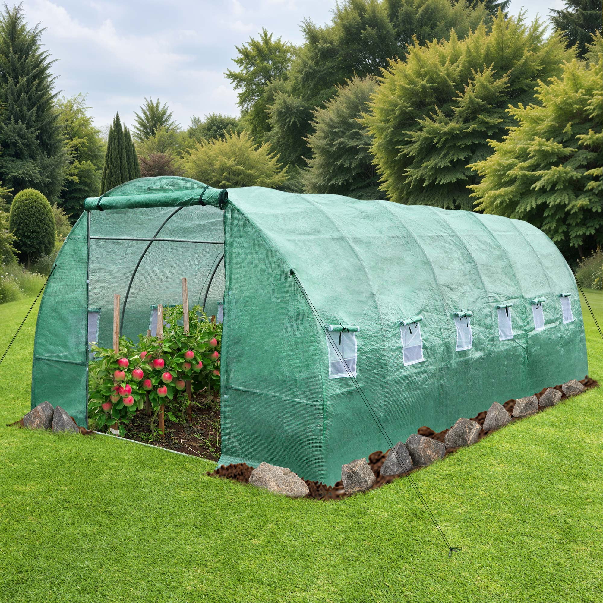 ModFusion – Green 10'x20'x7' Large Portable Walk-in Green House Hot ...
