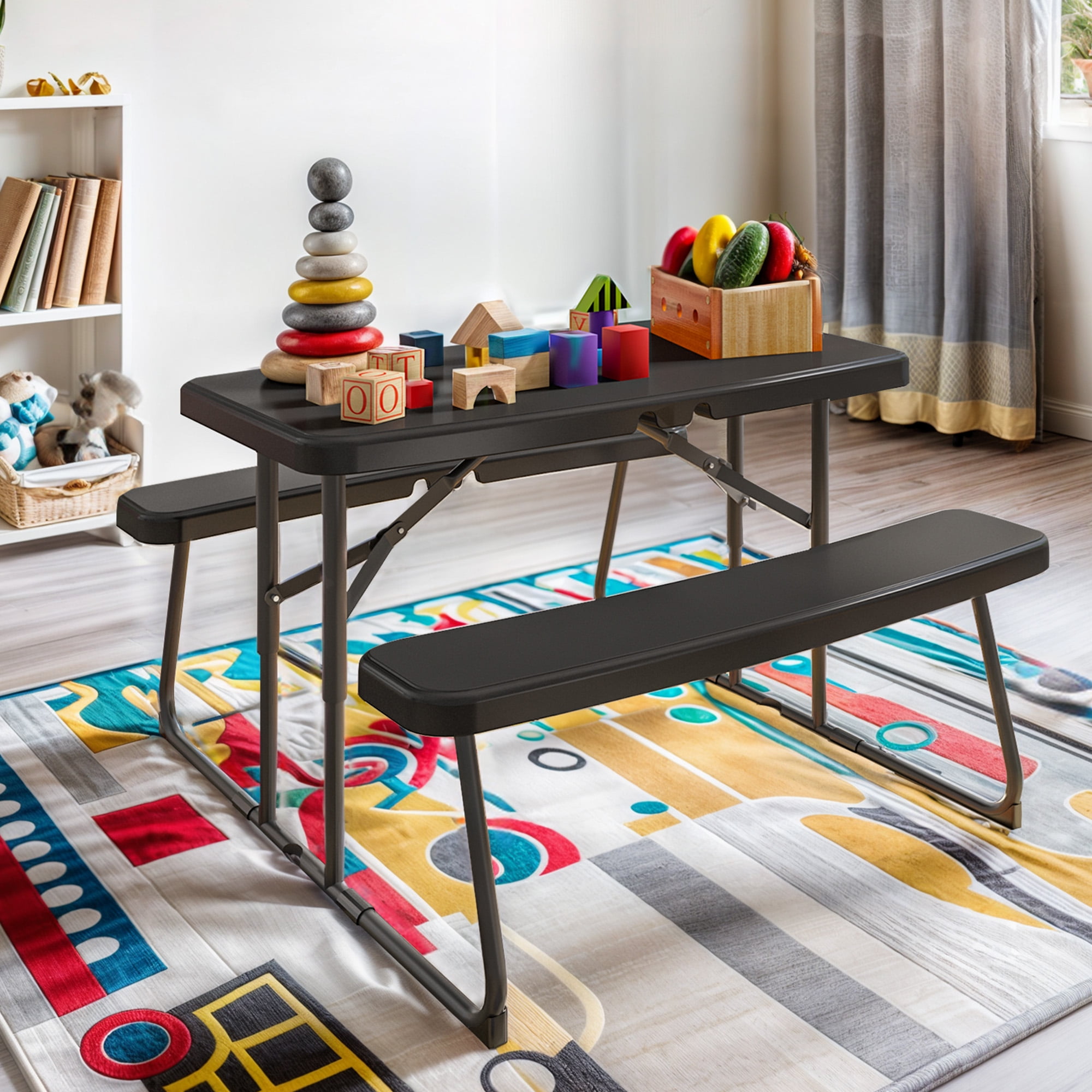 ModFusion Kids Picnic Activity Table, Childrens Picnic Table for ...