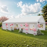 ModFusion Outdoor Canopy Tent 20’ x 40’ Straight Edge Party Tent with ...