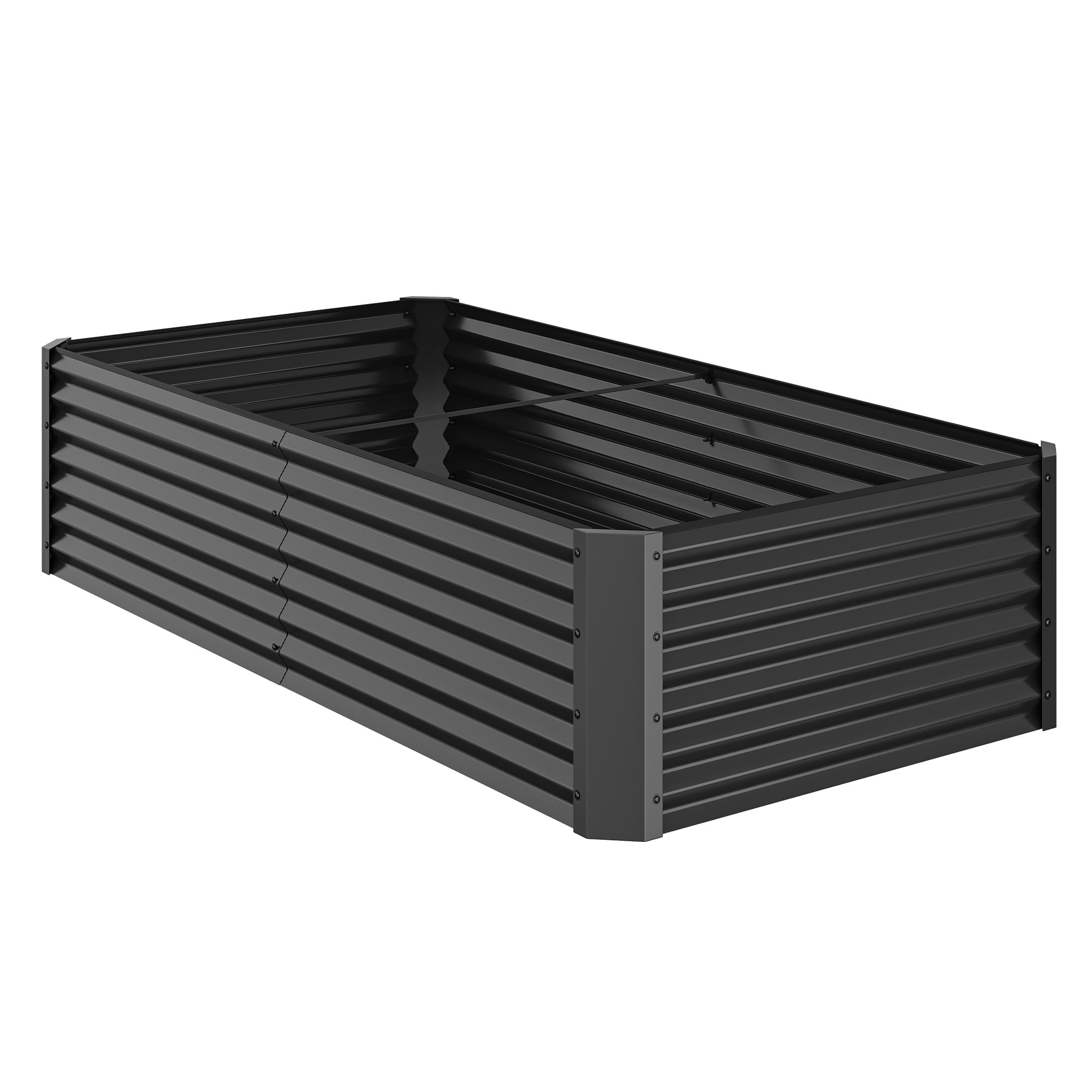 ModFusion Raised Garden Bed Kit, 8x4x1.5 ft with Reinforcement Bar ...