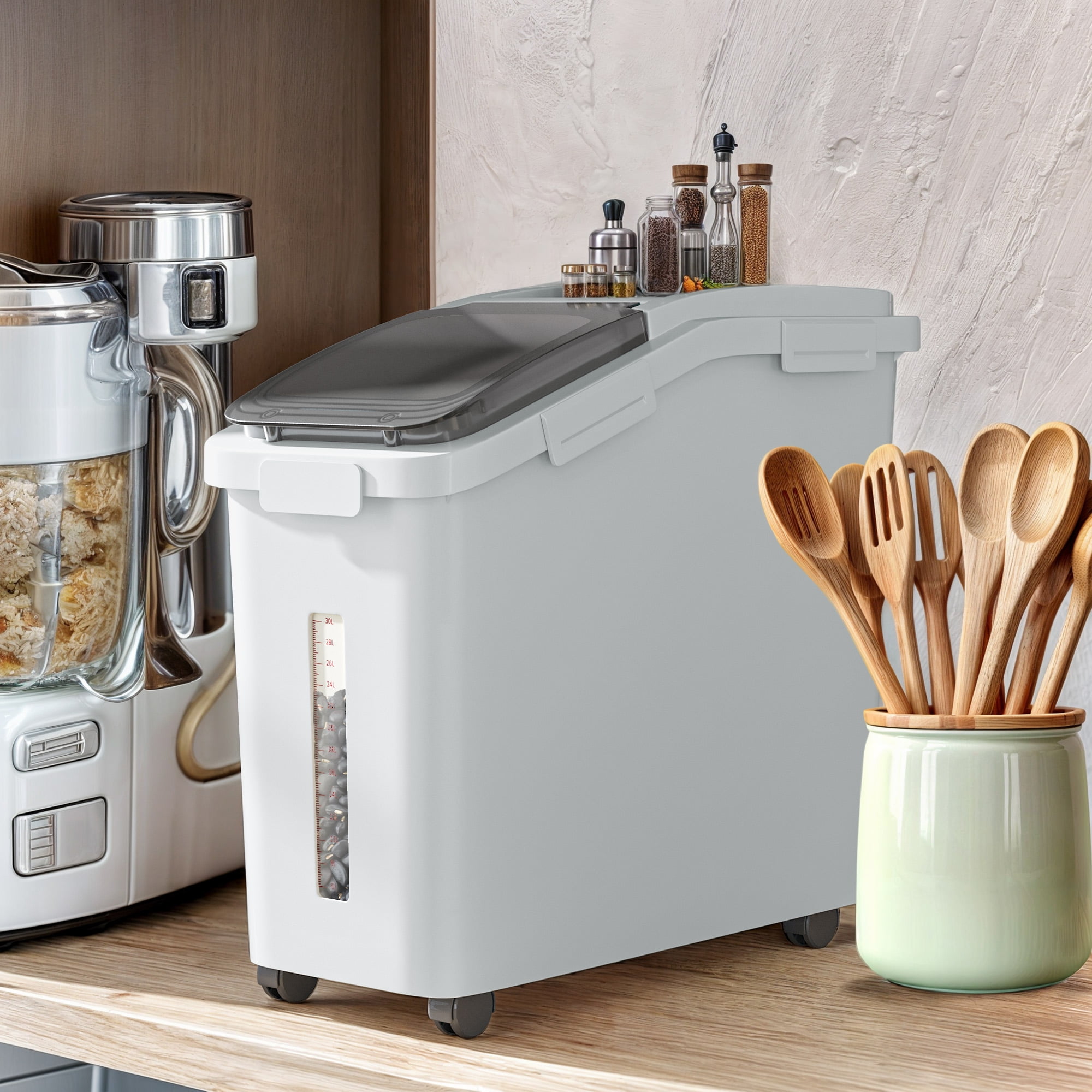 ModFusion Resin 11.4 Gallon Rice, Ingredient, Flour, Storage Container ...