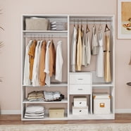 Bestar Versatile 50" Engineered Wood Closet Organization System in ...