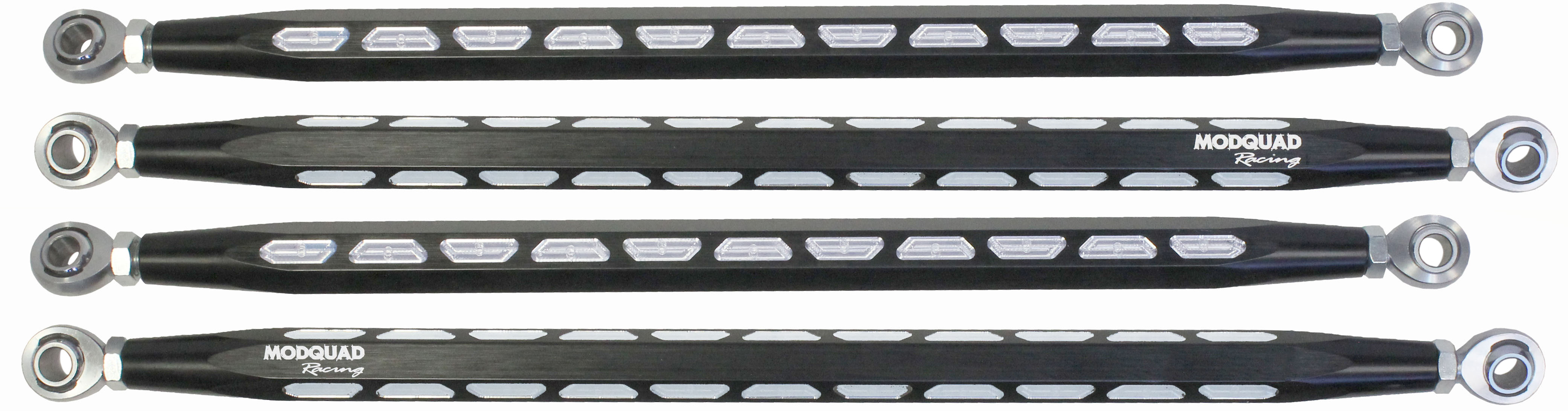 ModQuad RZR-RR-1KT-HEX Hex Rear Radius Rods - 12mm - Black-Recut ...