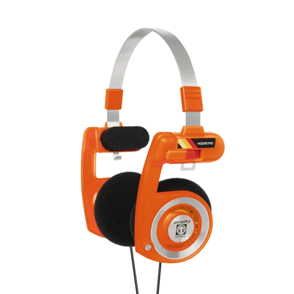 ModRetro Porta Pro Classic On-Ear Headphones - Inferno - Walmart.com