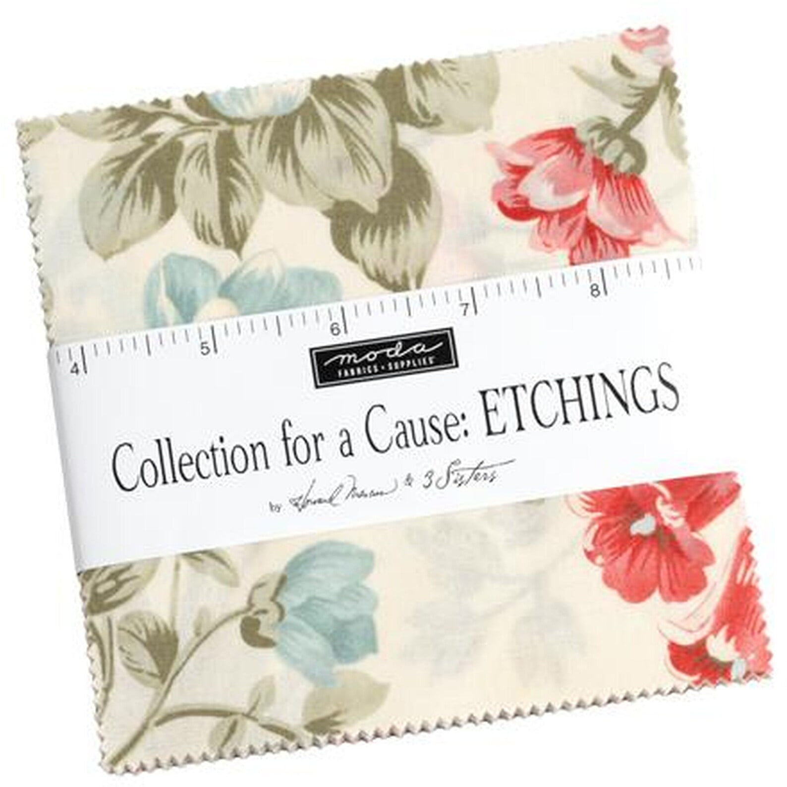 Moda Collections Etchings Charm Pack 42 Precut 5" Quilt Fabric Squares ...