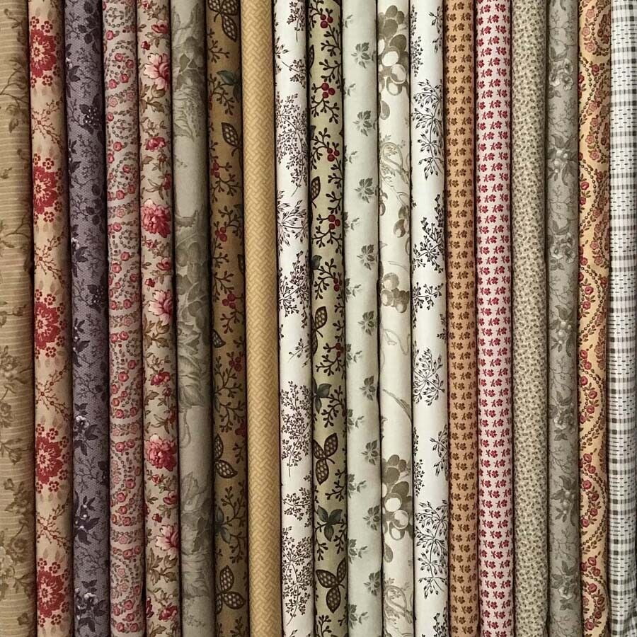 Moda Fabrics 19 Fat Quarters From 4 Different Collections Exclusive ...