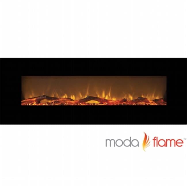 Moda Flame MFE5072LE 72" Skyline Log Linear Wall Mounted Electric ...