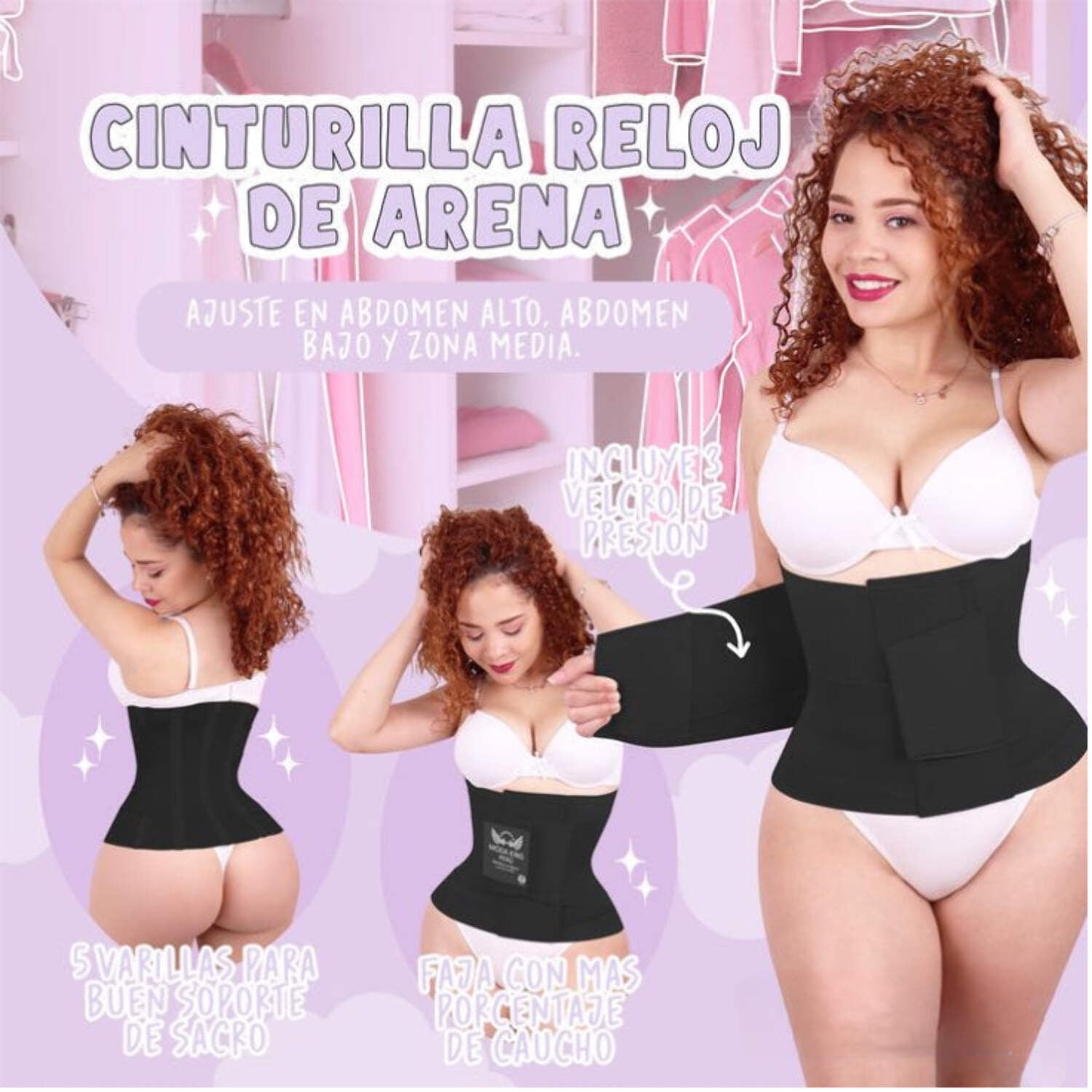 Moda King Peru Fajas Modeladoras de Cintura Women Body Shaper Waist Shapewear Tummy Control Size ...
