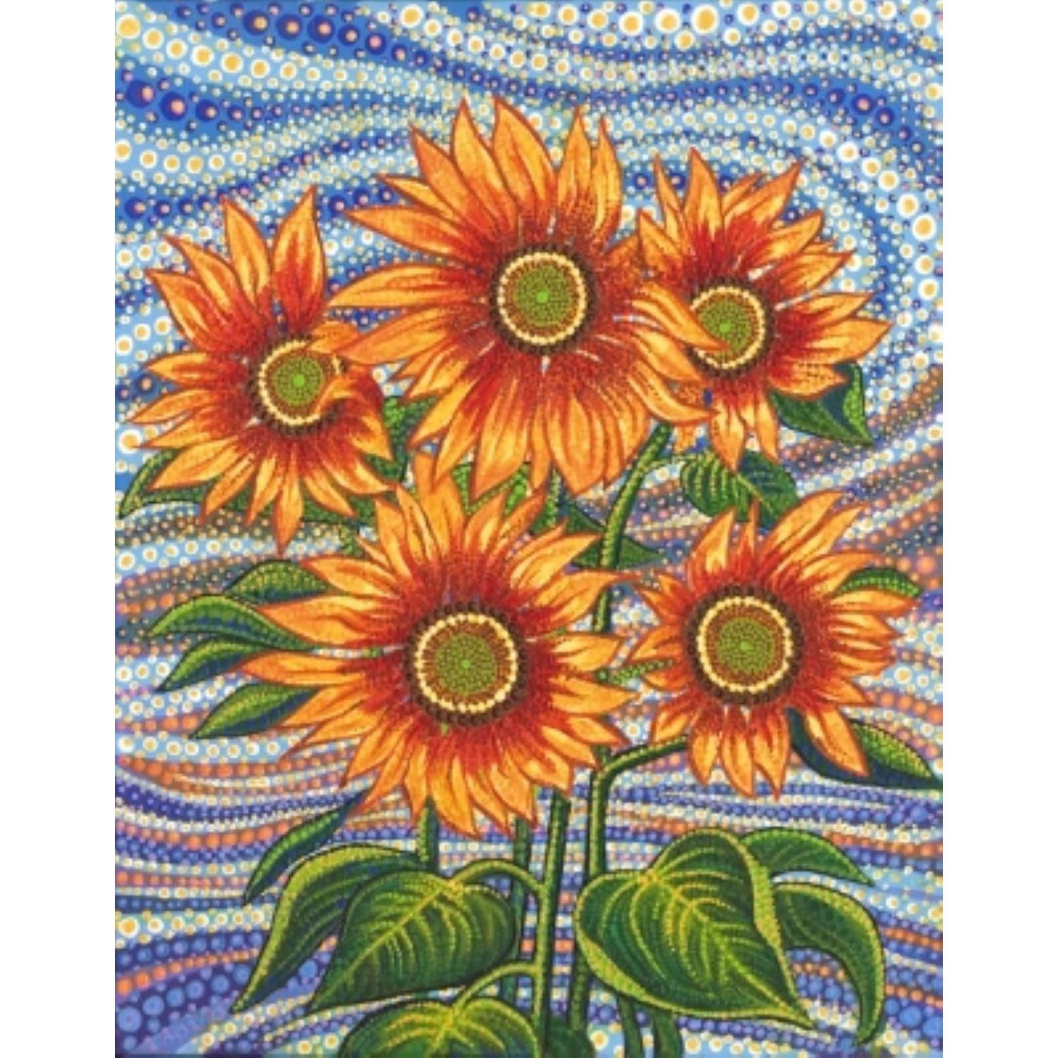 Moda Sunflower Dreamscapes 51250 11 Sunflowers 36" Panel - Walmart.com