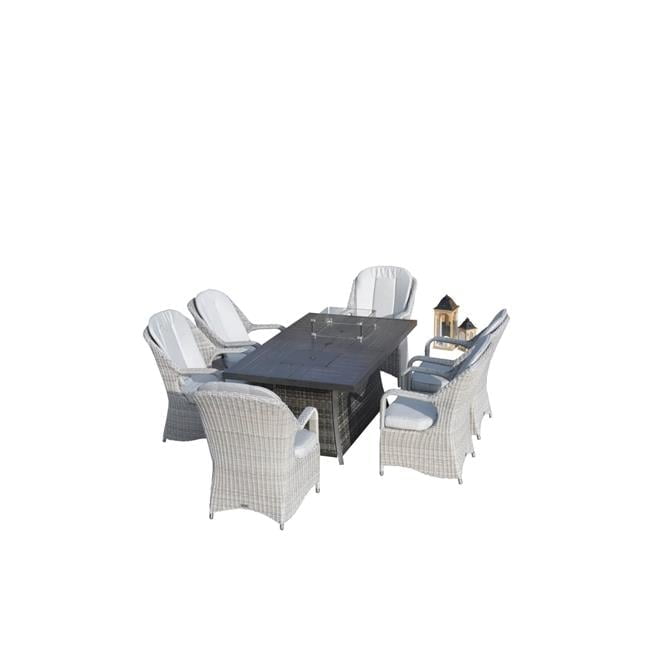 Moda furnishings PAG-1106FI009HL-GR 7-piece Patio Chair Set with ...
