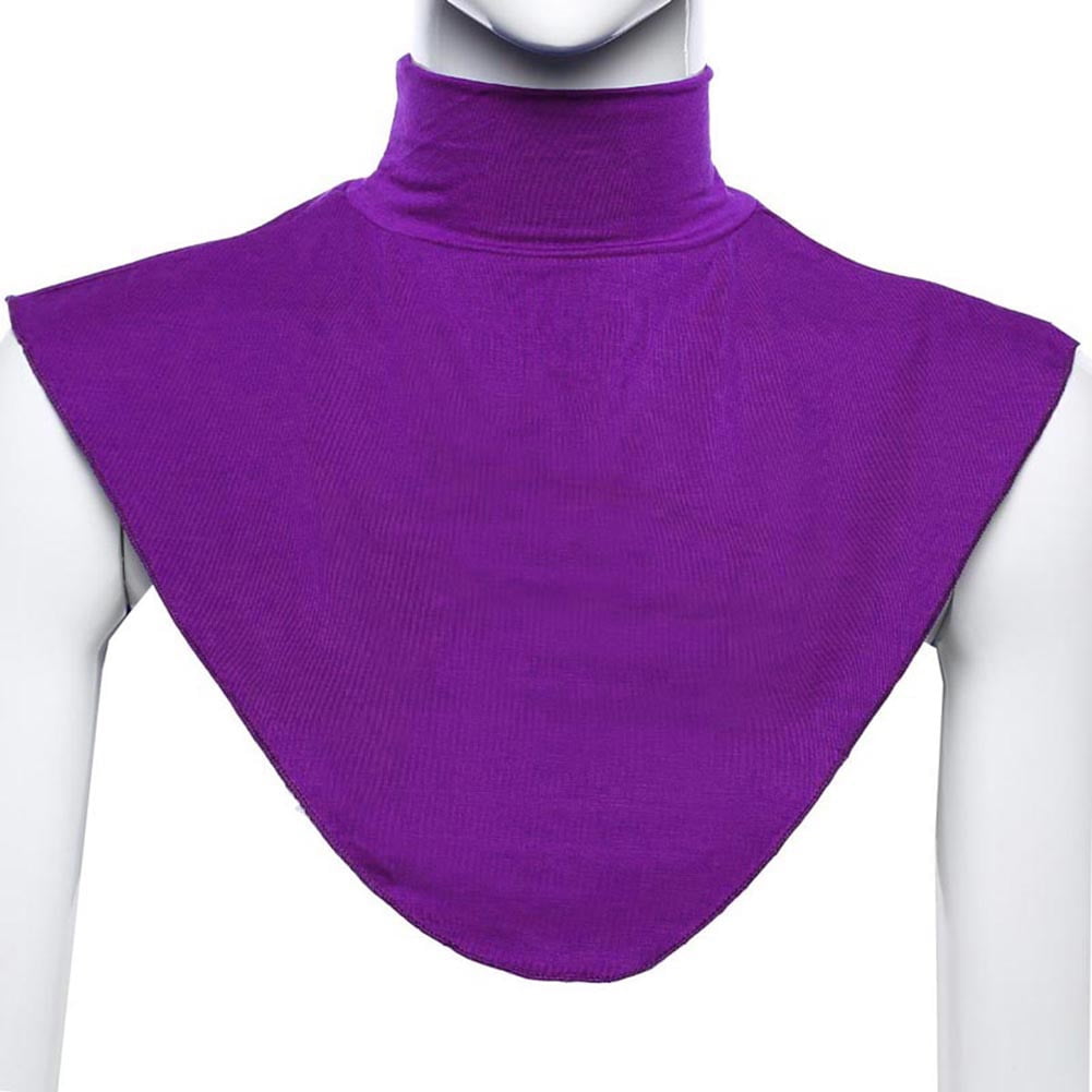 Modal Cloth Solid Color Dickey Collar False Turtleneck Neck Cover Warm ...