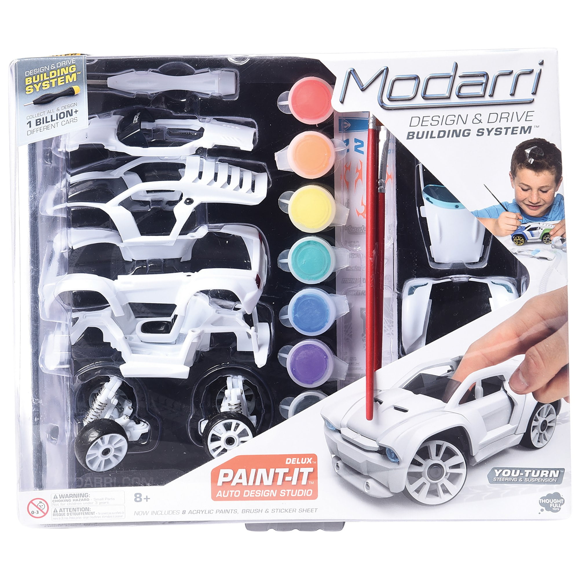 Modarri: Deluxe Paint It Auto Design Studio - DIY Design & Build Toy ...
