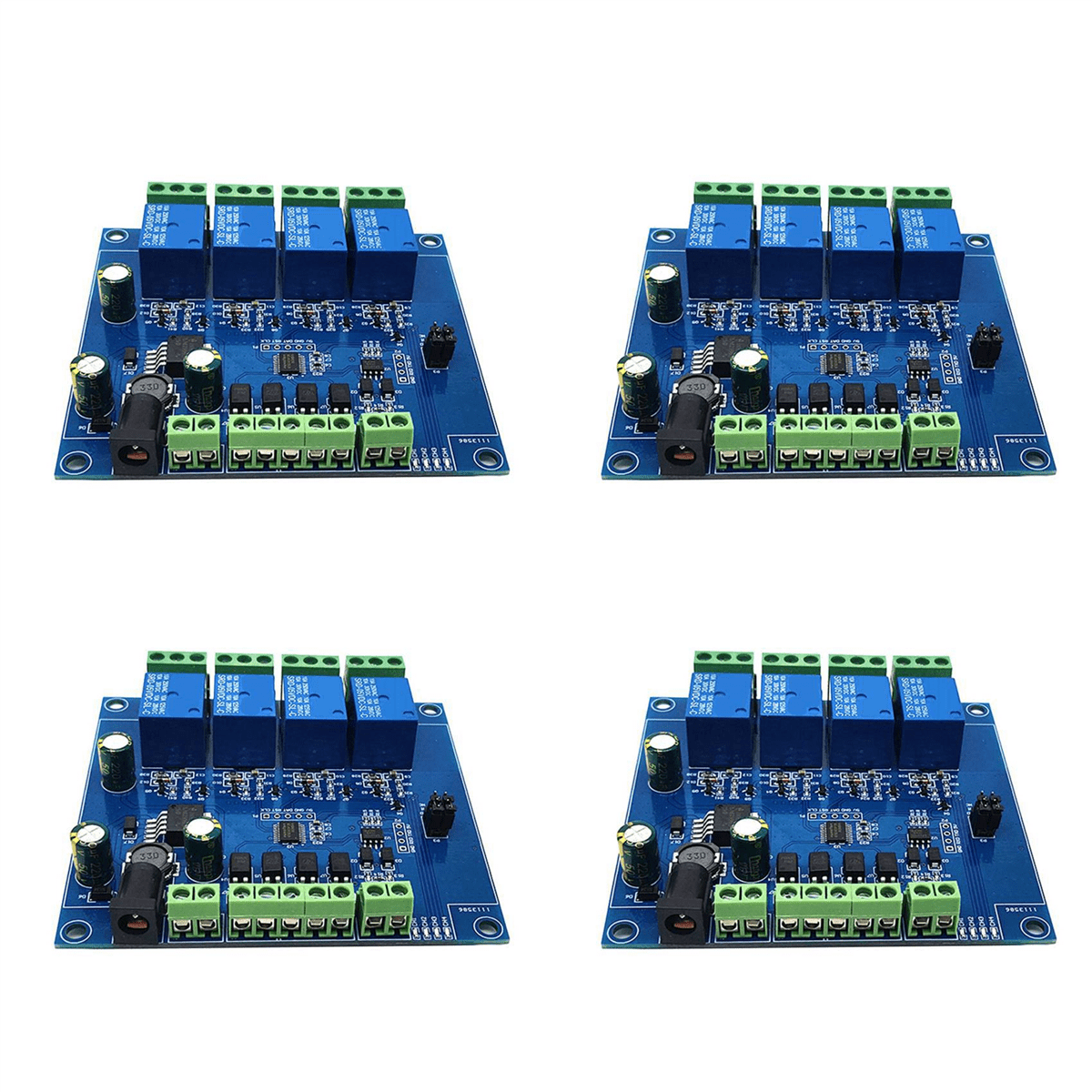 Modbus RTU 4 Way Relay Module 7-24V Relay Module Switch RS485/TTL - Walmart.com