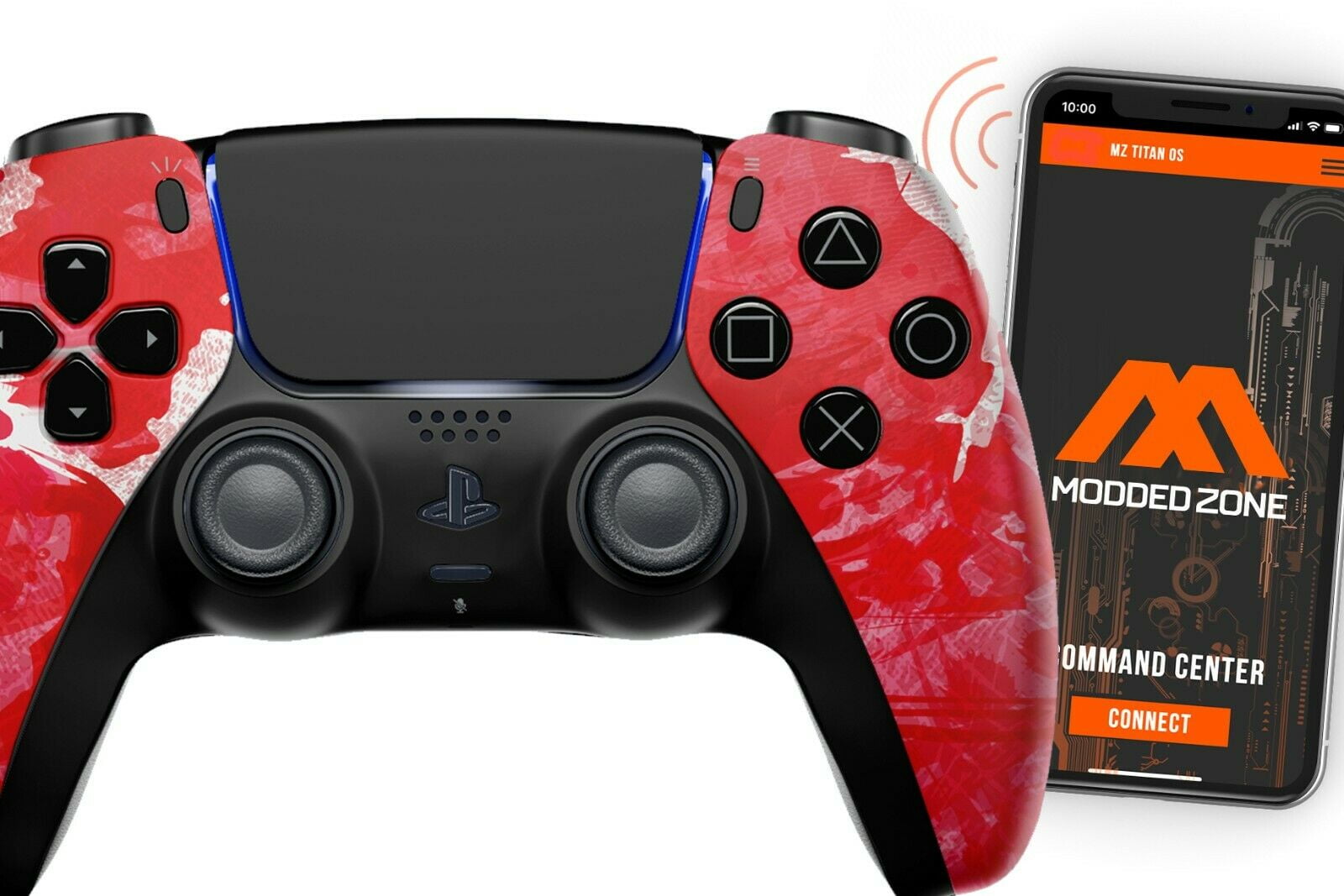 ModdedZone BLOODY HANDS Smart Rapid Fire PRO Modded Controllerfor PS5 ...