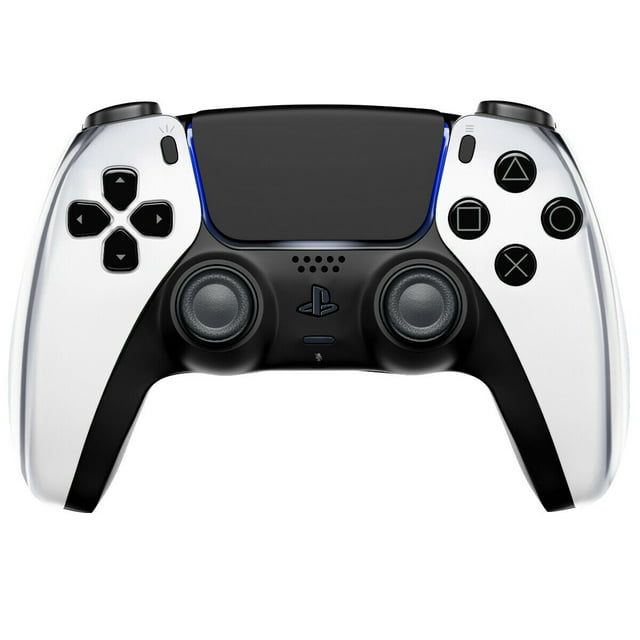 ModdedZone CHROME SILVER Custom UN-Modded Controller Unique Design for ...