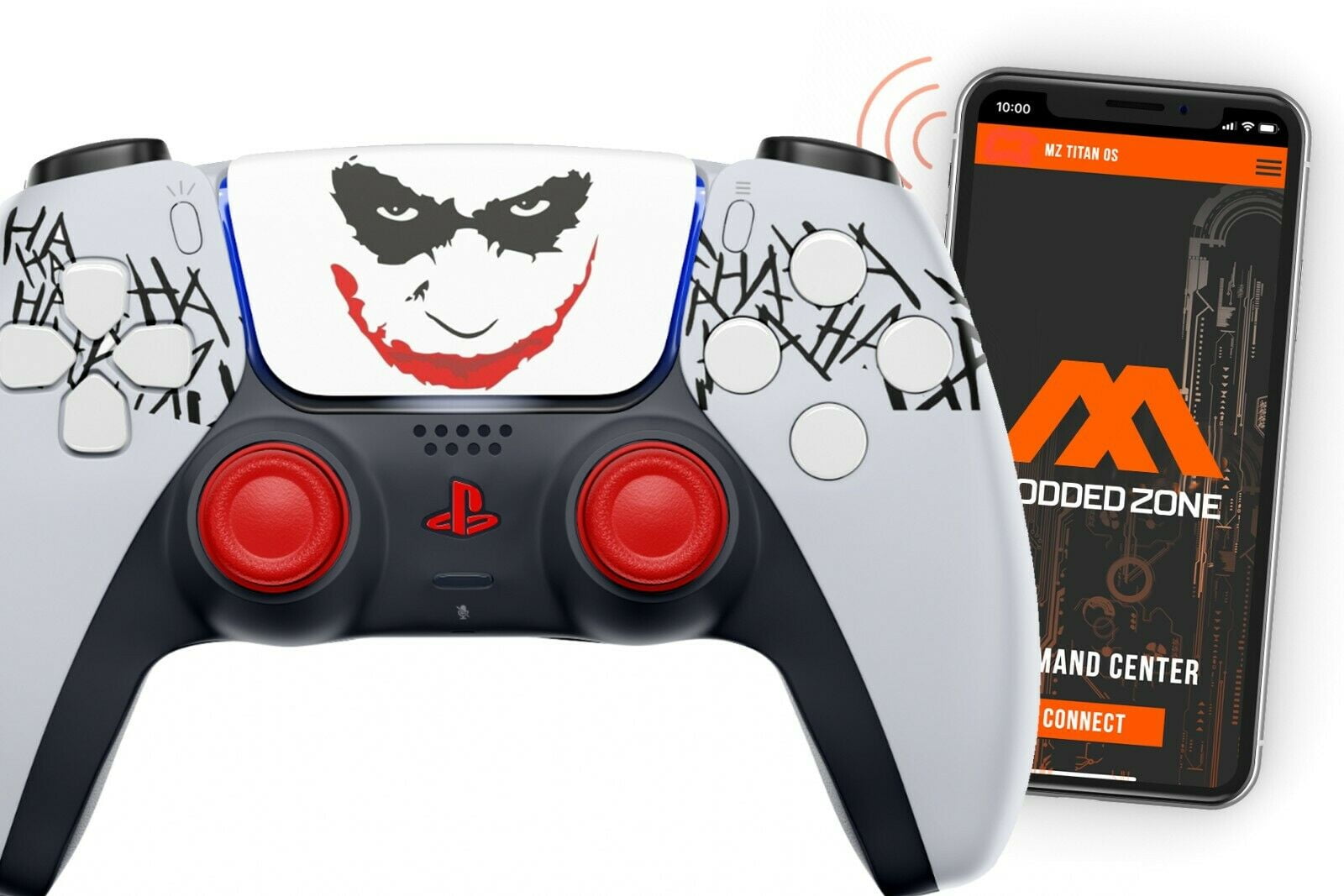 ModdedZone 'Mask' Pro Rapid Fire PS5 Controller with MZ Titan Modchip ...