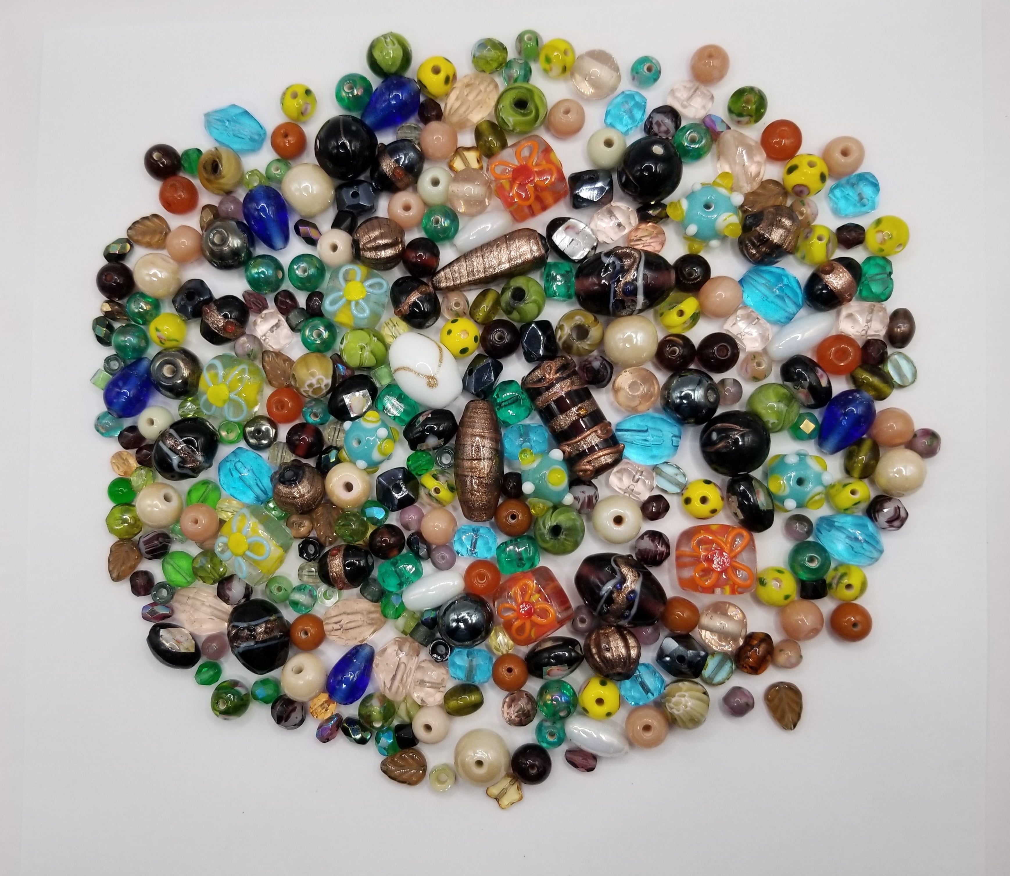 Mode Beads Assorted Glass for DIY Jewelry, Art & Craft, 4-18mm ...