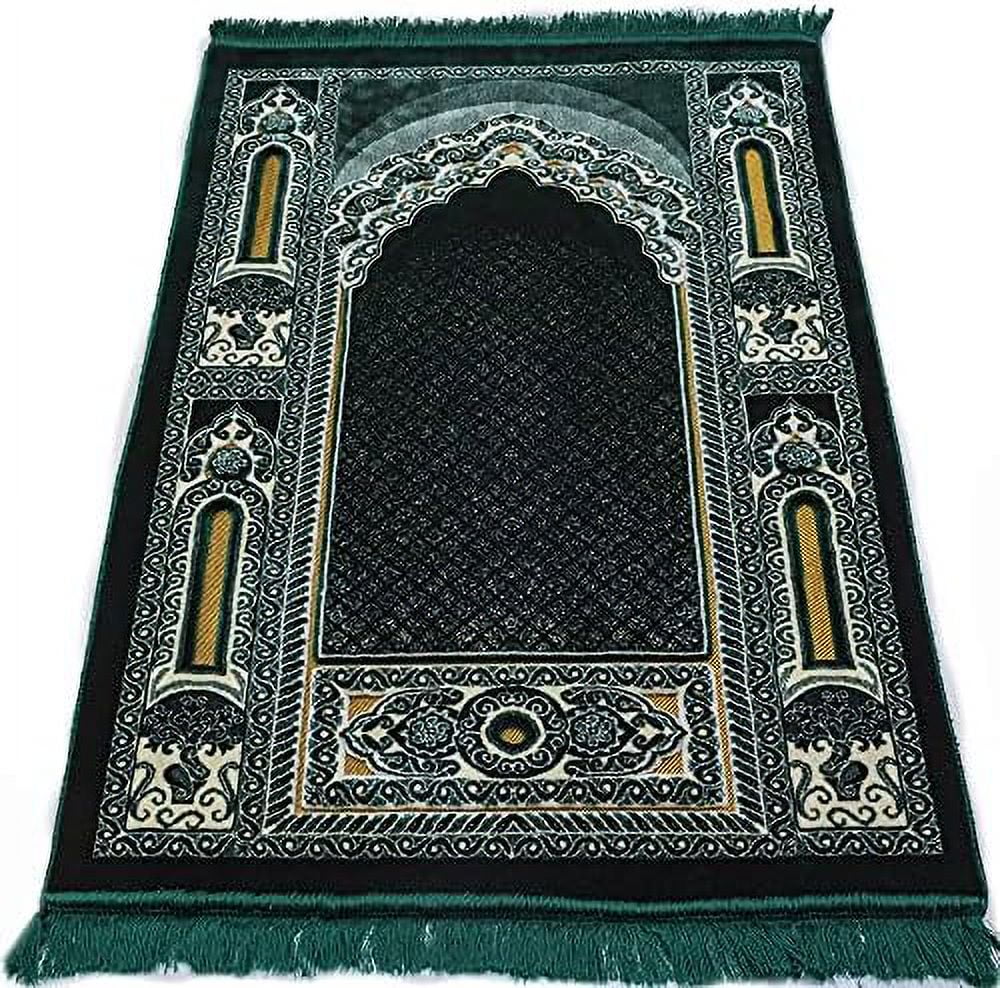 Modefa Islamic Prayer Rug - Double Plush Large & Wide Velvet Carpet ...