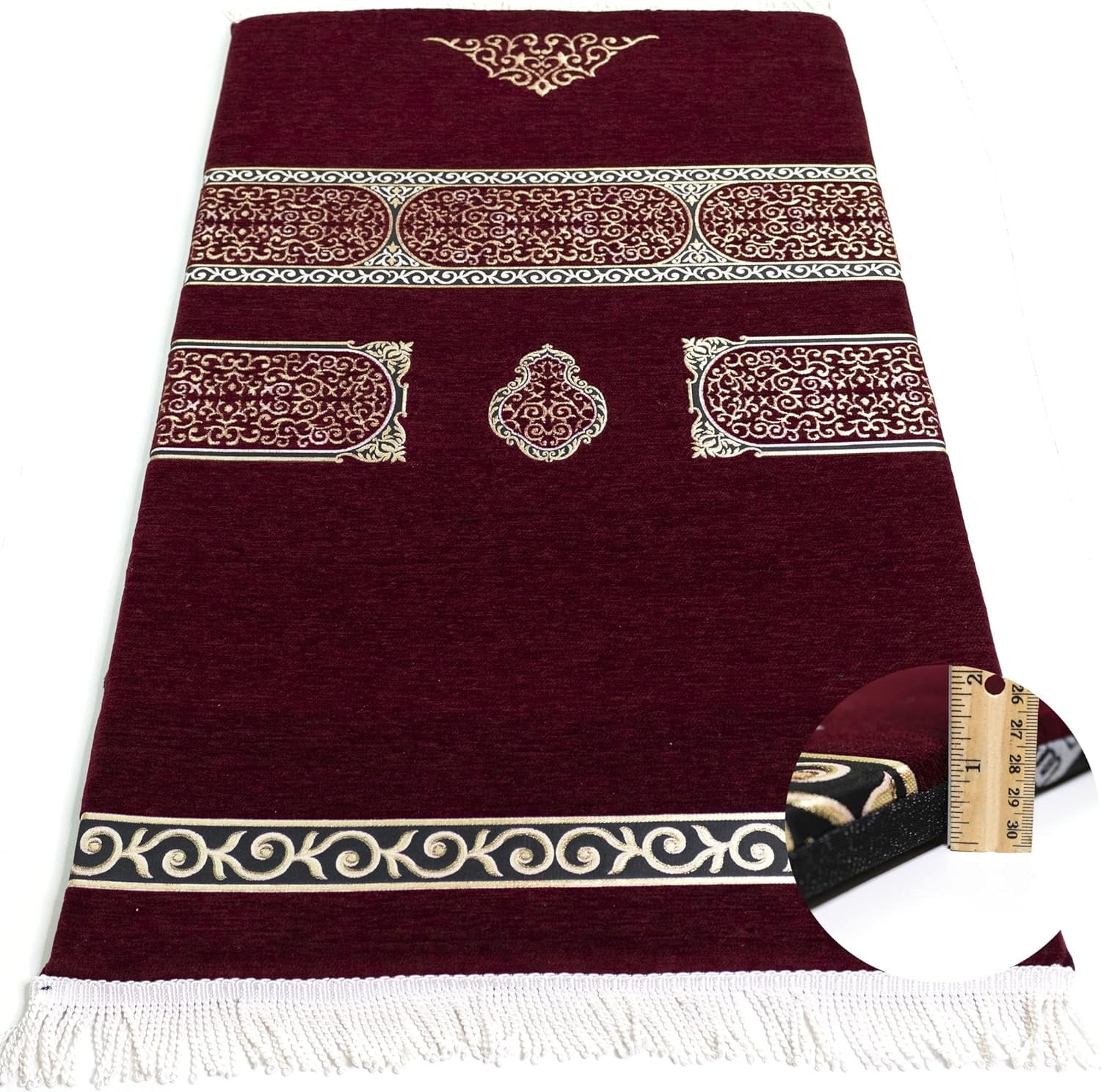 Modefa Turkish Islamic Prayer Rug - Foldable Orthopedic Foam Prayer Mat ...