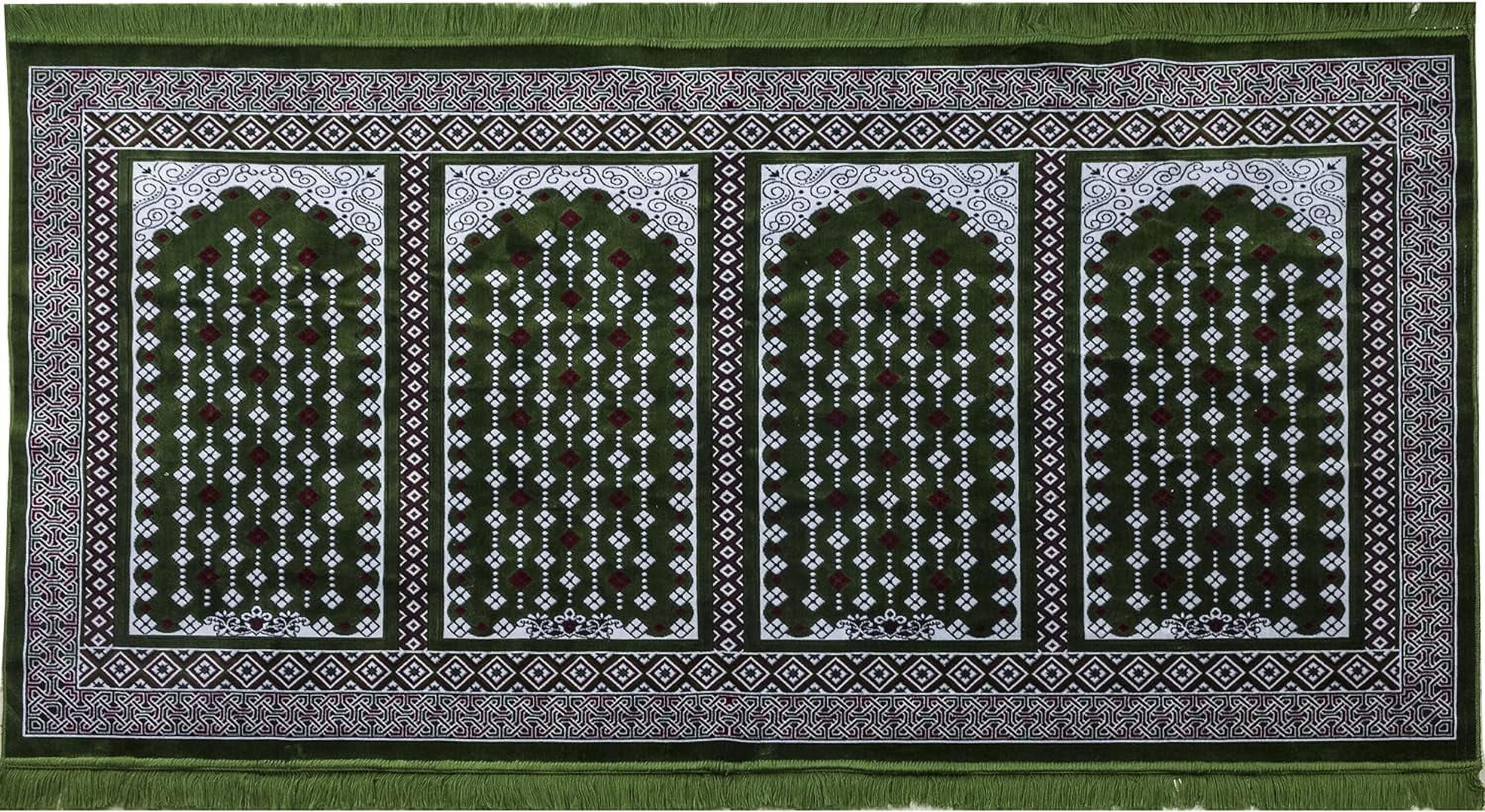 Modefa Turkish Islamic Prayer Rug - Multi Person Janamaz Sajada for ...