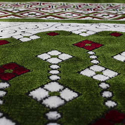 Modefa Turkish Islamic Prayer Rug - Multi Person Janamaz Sajada for ...