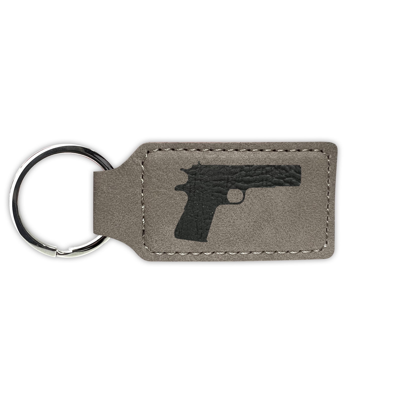 Model 1911 Keychain Leatherette Rectangle - Laser Engraved - Many ...