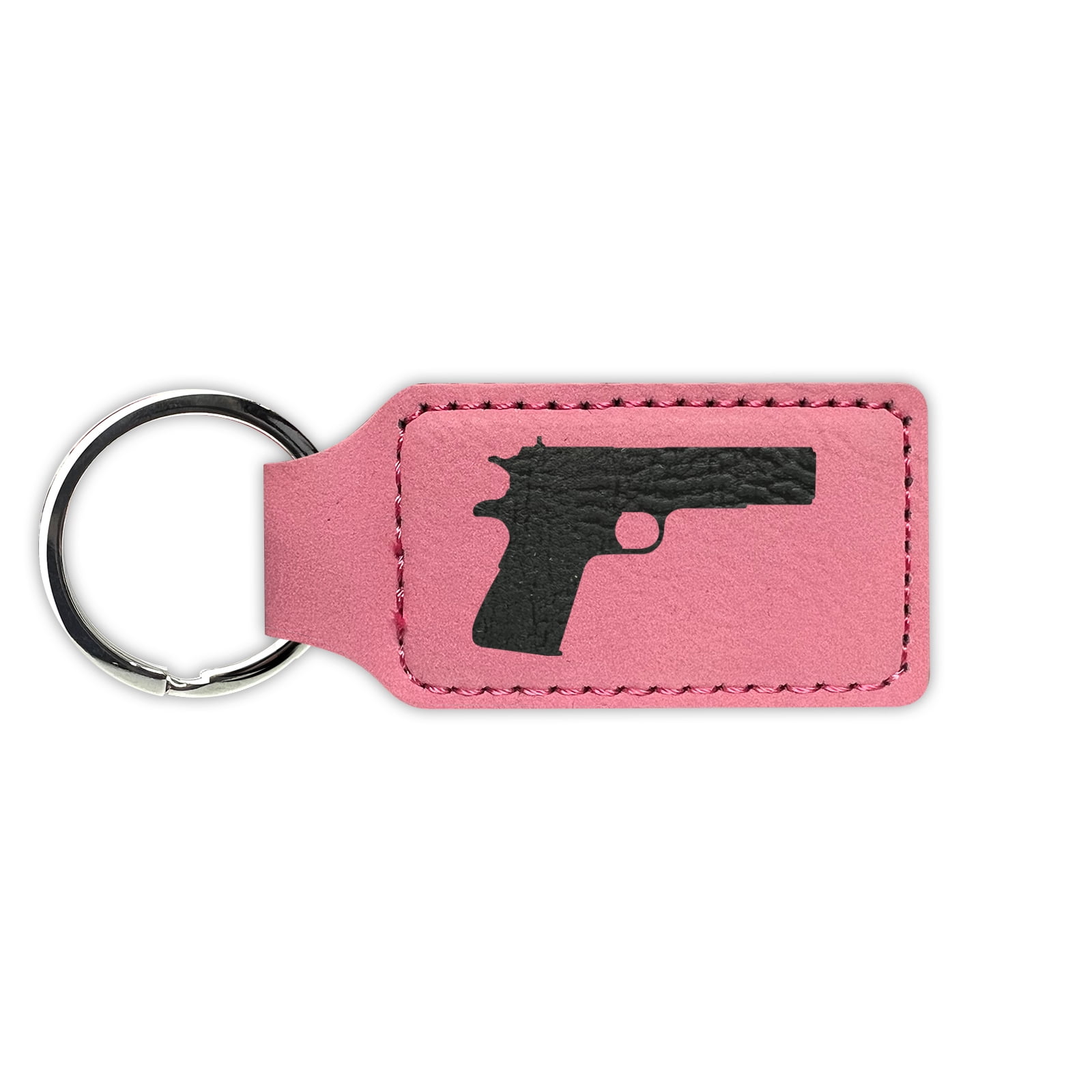 Model 1911 Keychain Leatherette Rectangle - Laser Engraved - Many ...