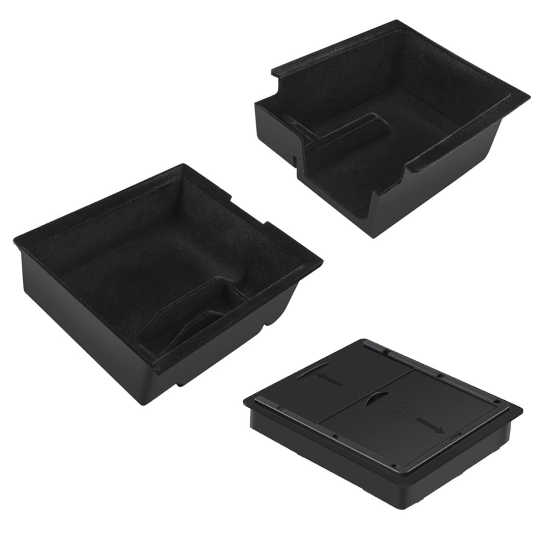 Model 3 2021 2022 2023 Rear Trunk Side Organizer Storage Box with Lid ...