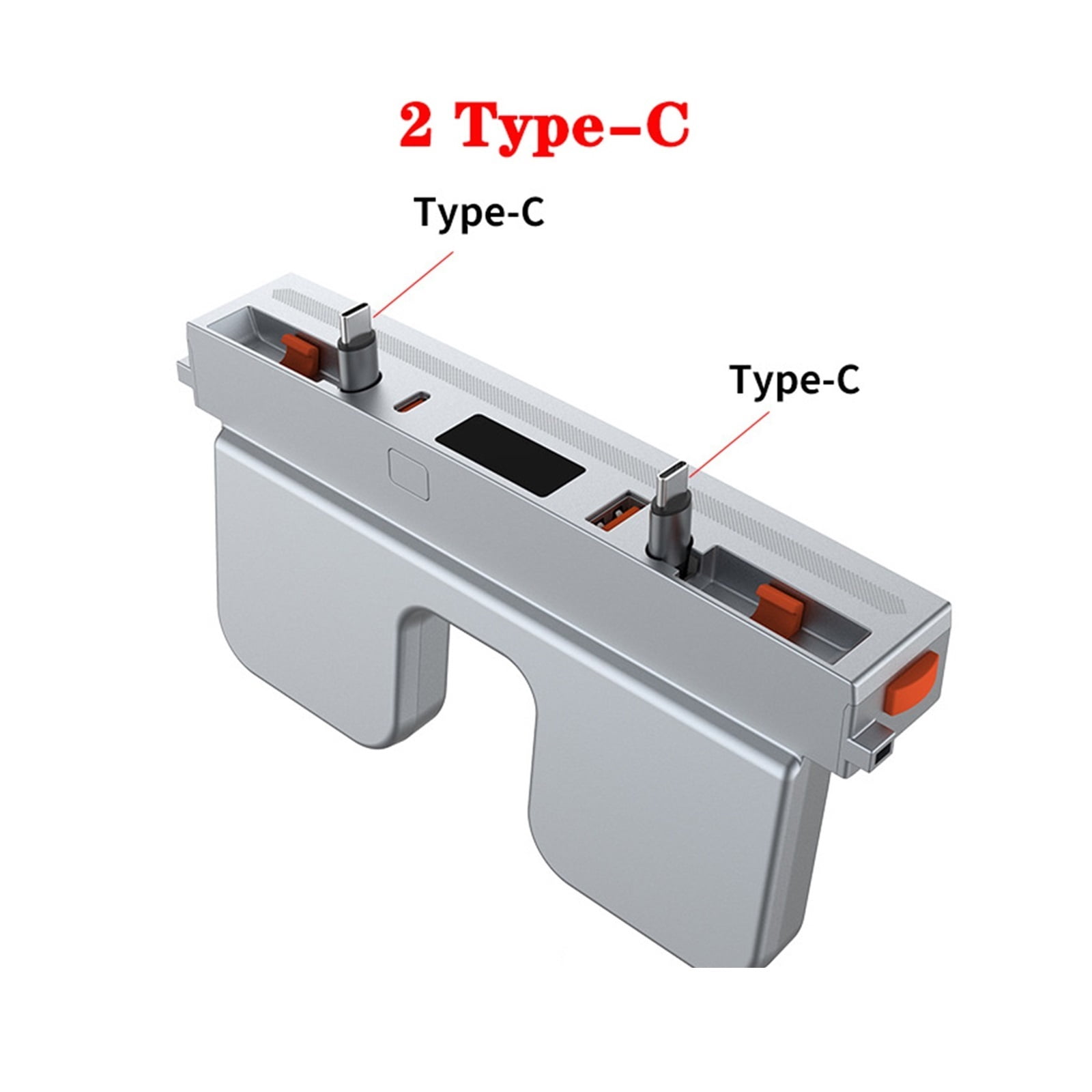 Model 3 USB Hub Docking Station with Rainbow Light, 4 Ports Retractable ...