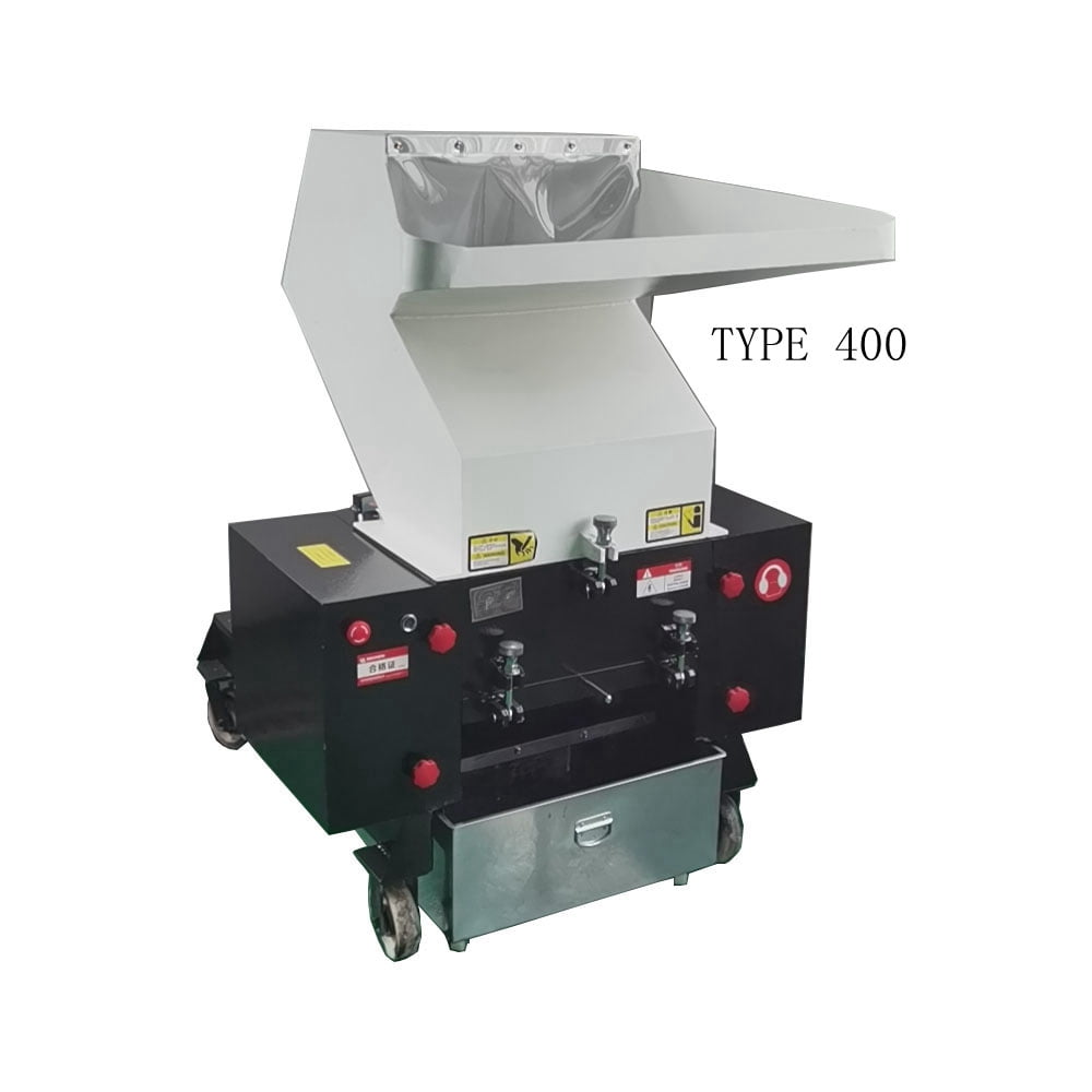 Model 400 Plastic Shredder Granulator Bottle Crusher Machine White ...
