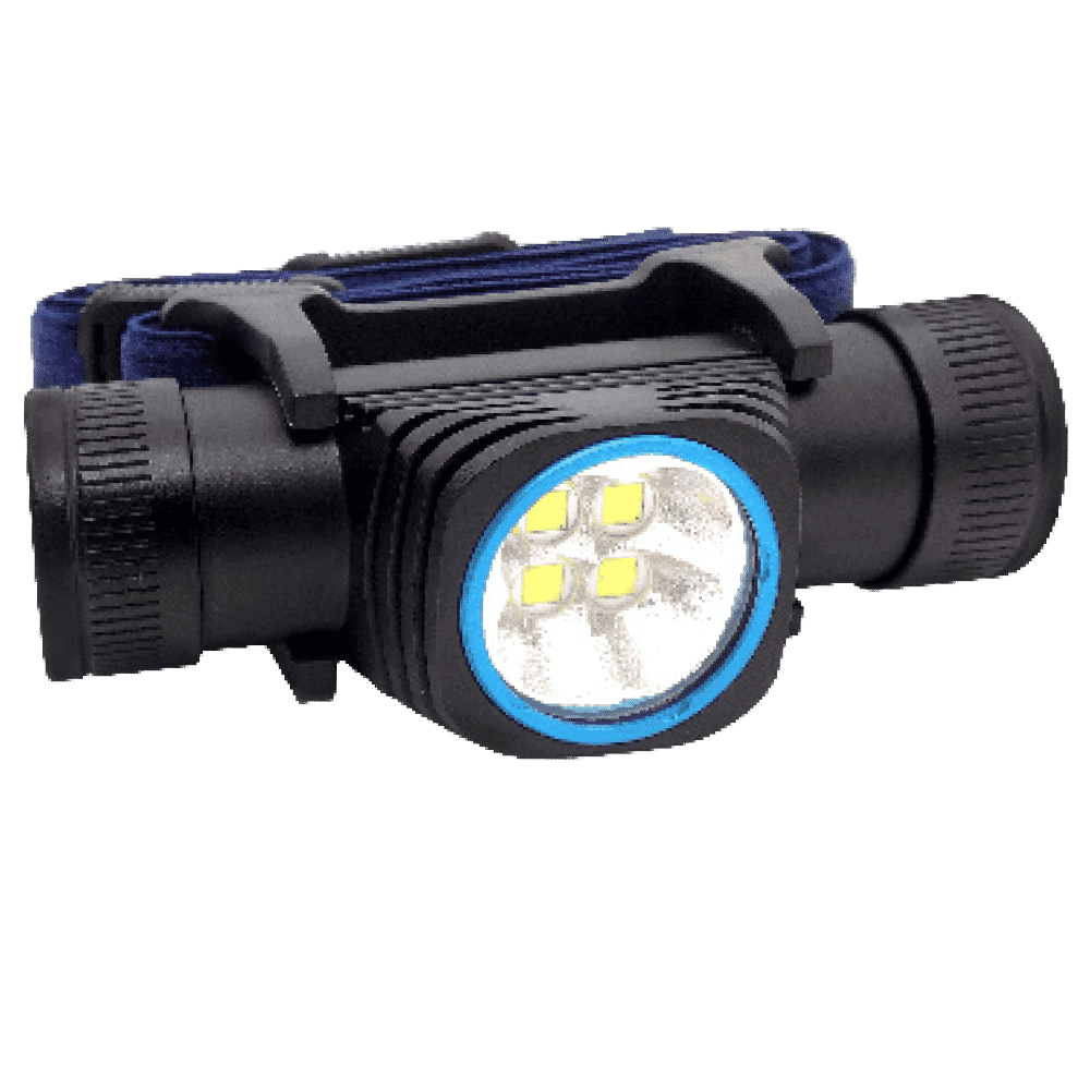 Model 564 (The Quad) Rechargeable Millertech LED Headlamp - Walmart.com
