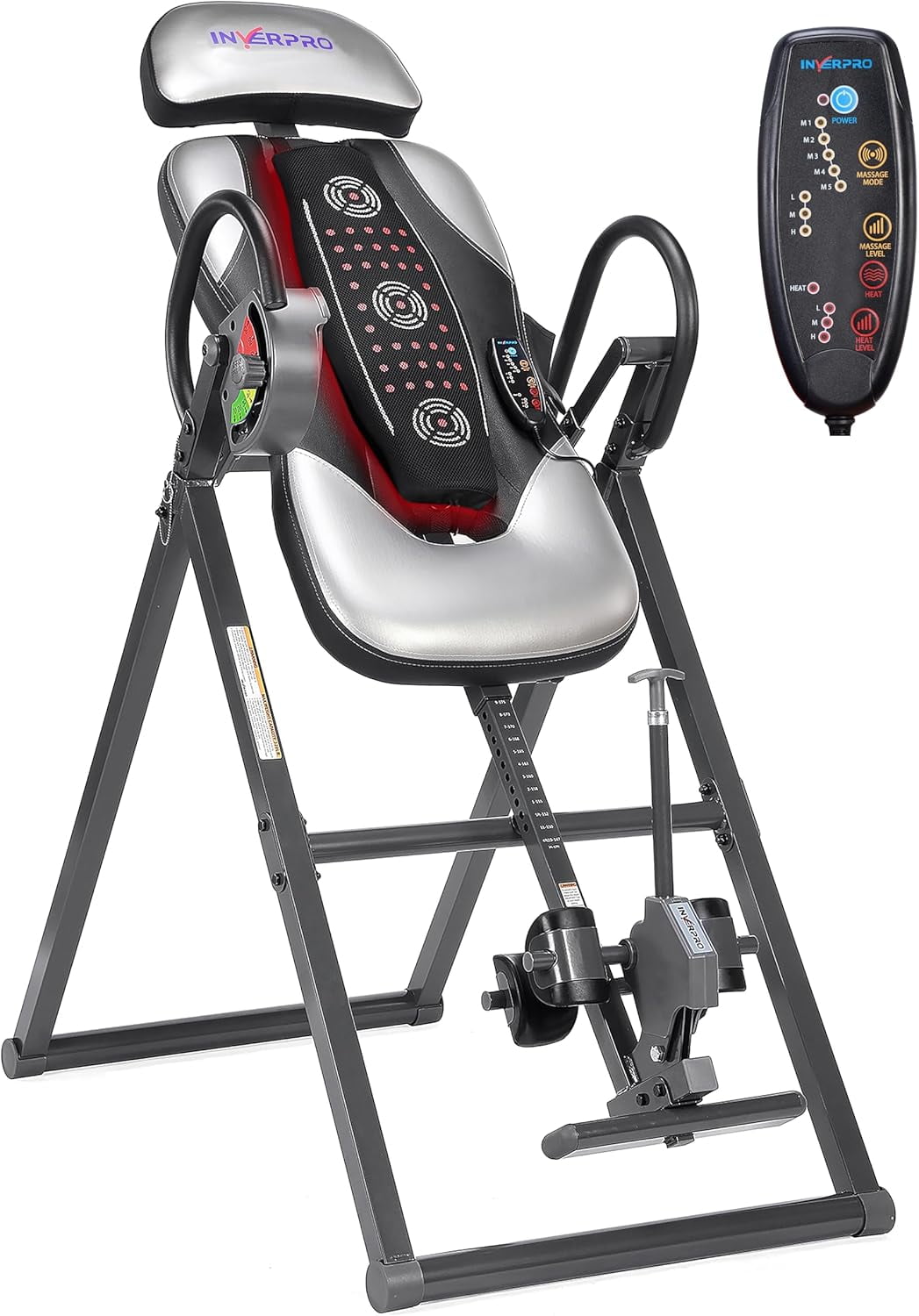 Model A Advanced Heat and Massage Heavy Duty Deluxe Inversion Table,320 ...