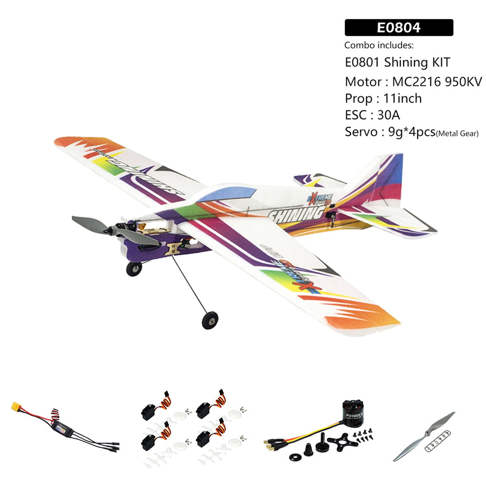 Model Airplane,3d 3d Model Airplane Combo - Motor Esc Airplane 3d Prop ...