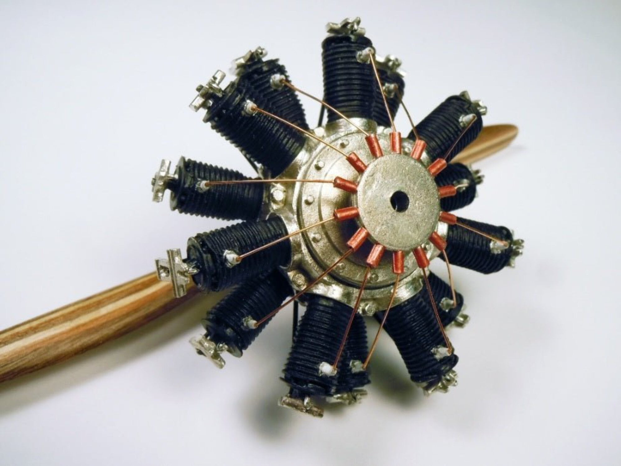 Model Airways Oberursel Engine Model Kit, 1/16 Scale - Walmart.com