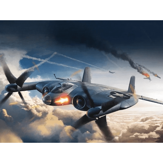 Model Assembled Aircraft Model Kit KH80135 American XF5U-1'Flying ...