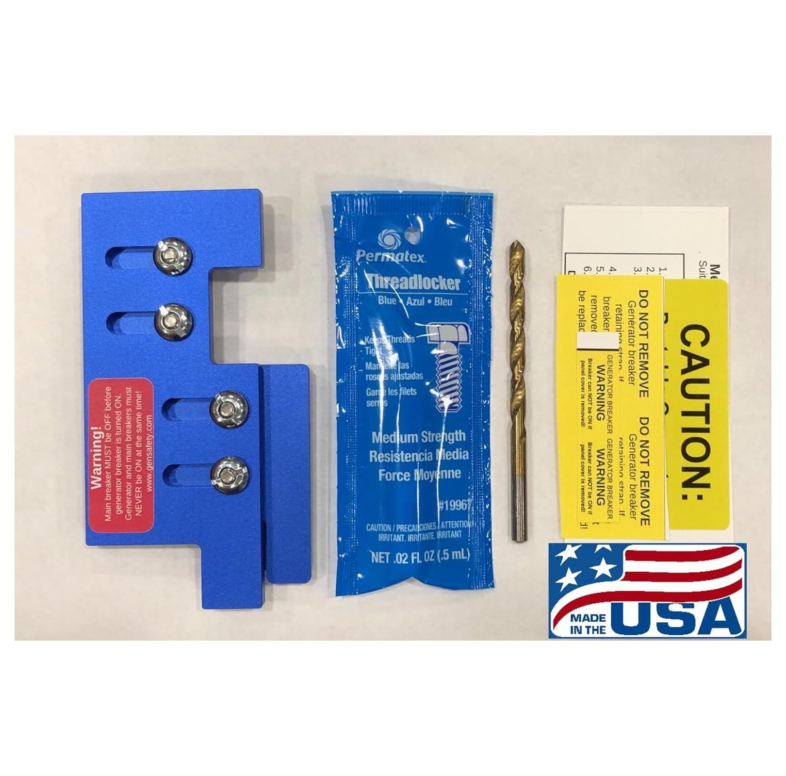 Model CH-5 Generator Interlock Kit for Eaton Cutler Hammer Panels with 2 1/4" spacing. Made in ...