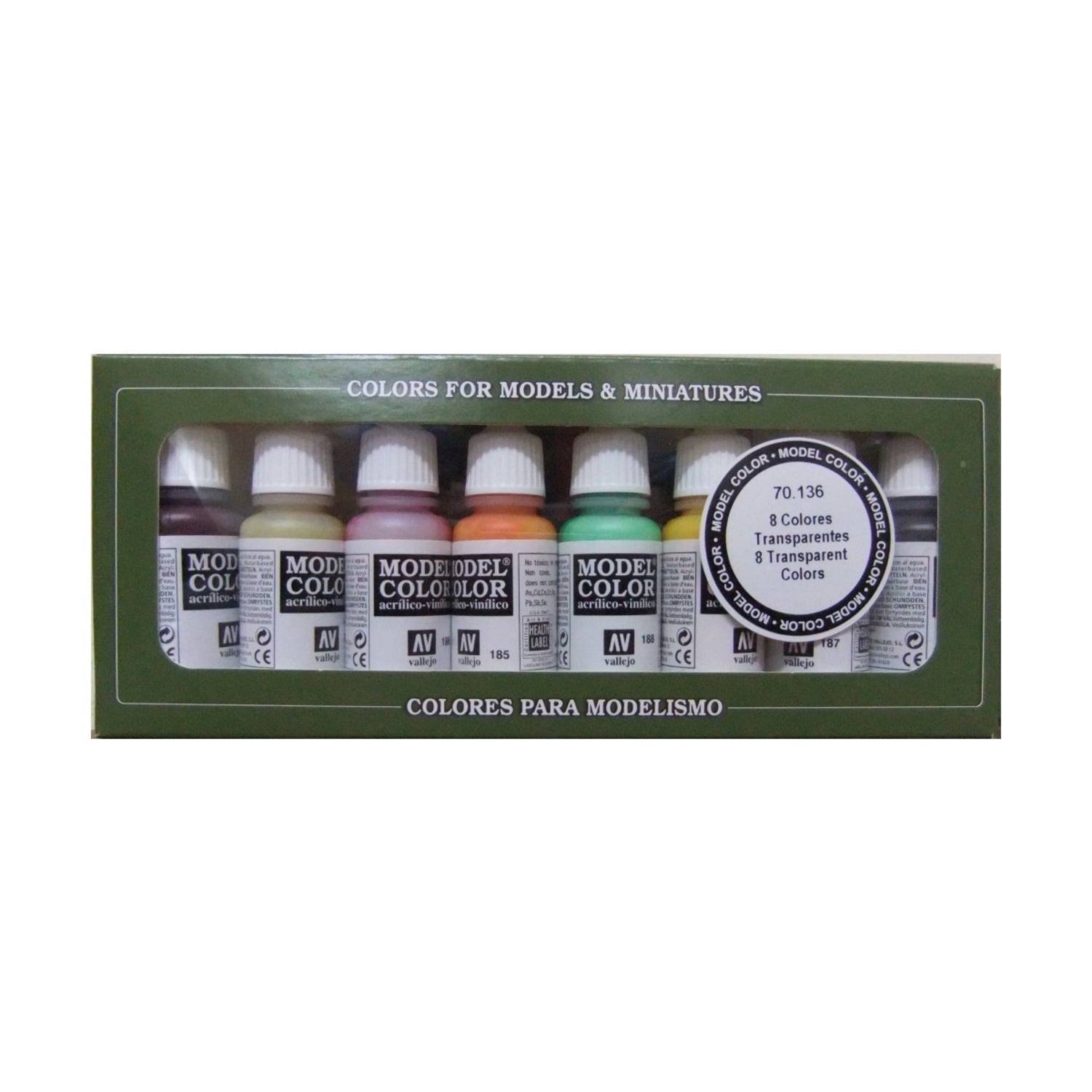 Vallejo Model Color Transparent Set New - Walmart.com