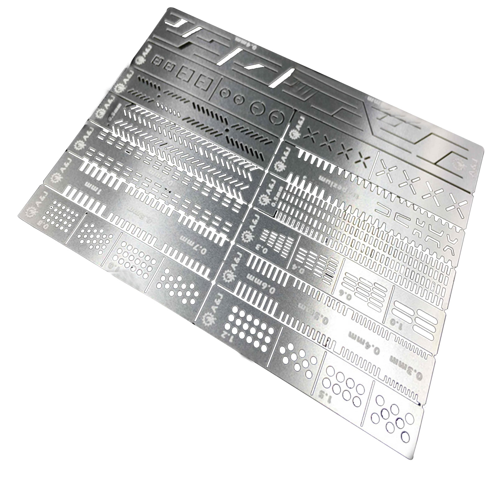 Model Craft Tool Set 13 Engraved Line Rulers, 8 Hole Punching Options ...
