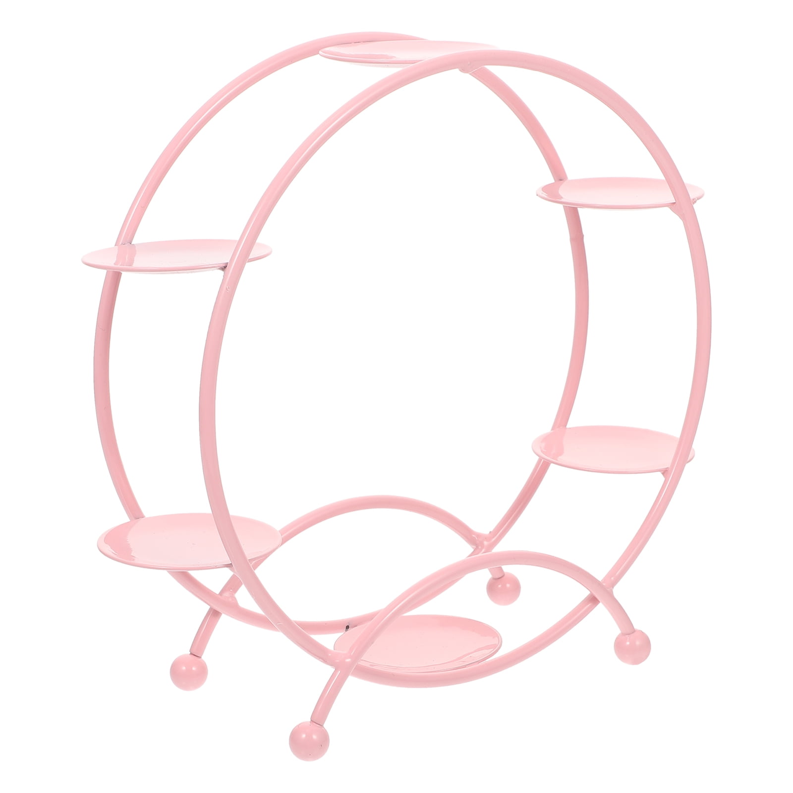 Model Display Stand Showing Shelf Ferris Wheel Shaped Rack Alloy Toy ...