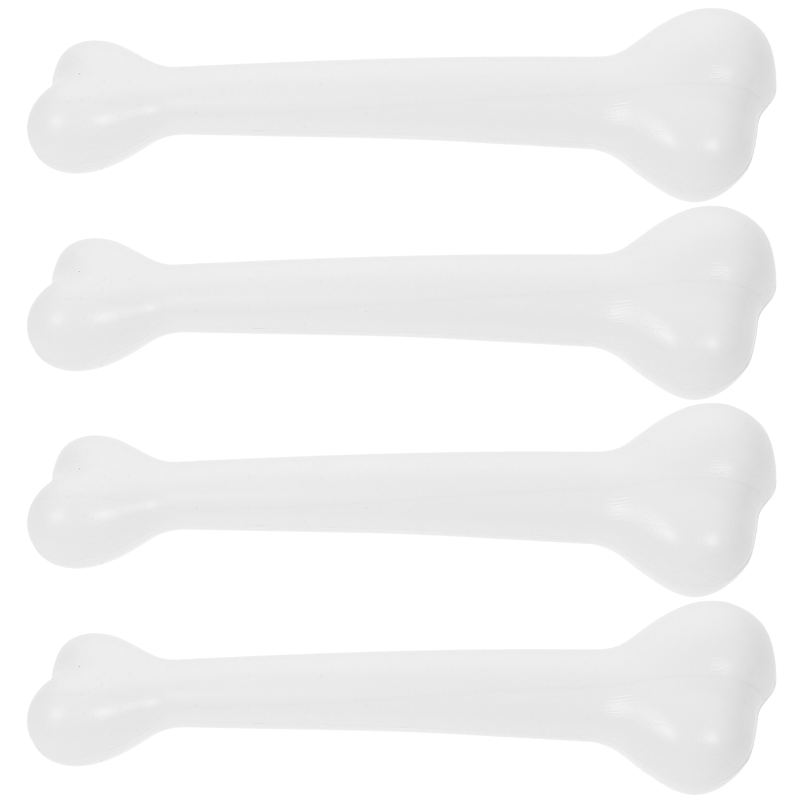4PCS Halloween Props Realistic Human Skeleton Plastic Bones Dog Toys ...