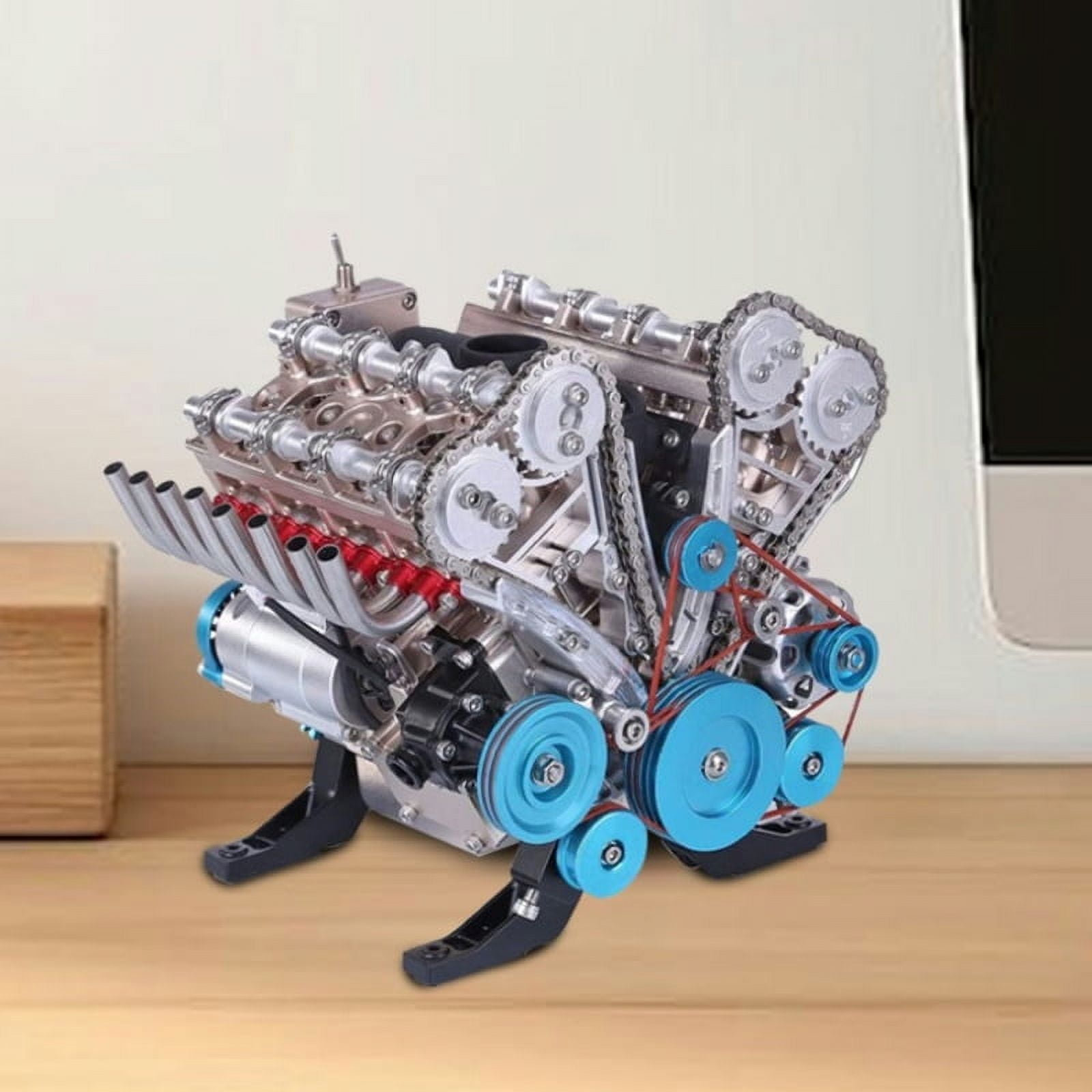 Model Engine Kit for Adults-the Teching V8 Car Engine Model Kit Is an ...