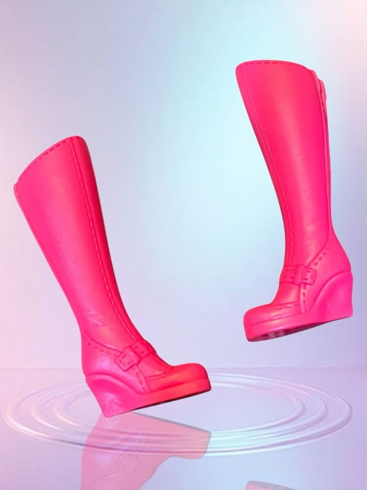 Model Fashionista Doll Pink Knee High GoGo Boot Shoes Lol Surprise doll ...