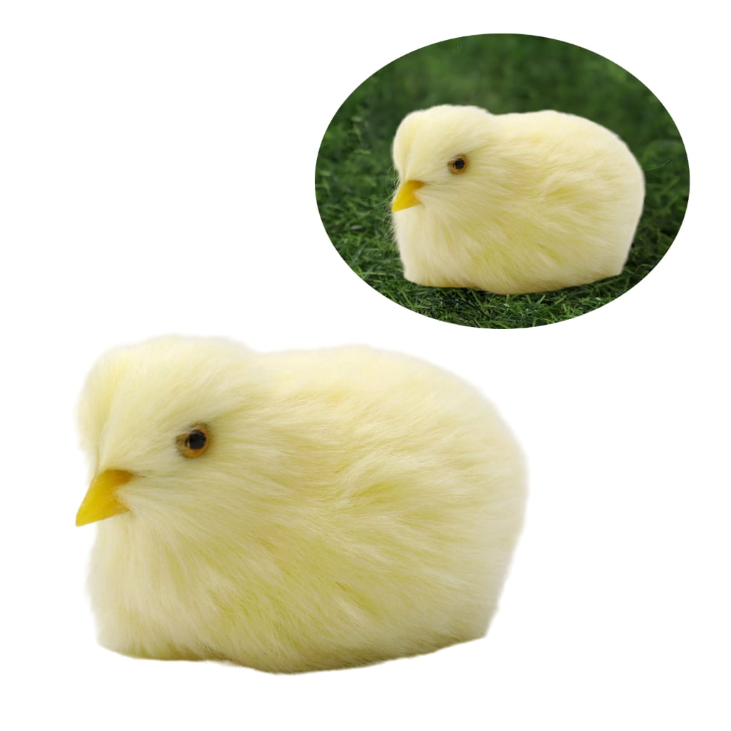 Model Figure Plush Chicken Toy Animal Doll Party Supply Children Easter ...